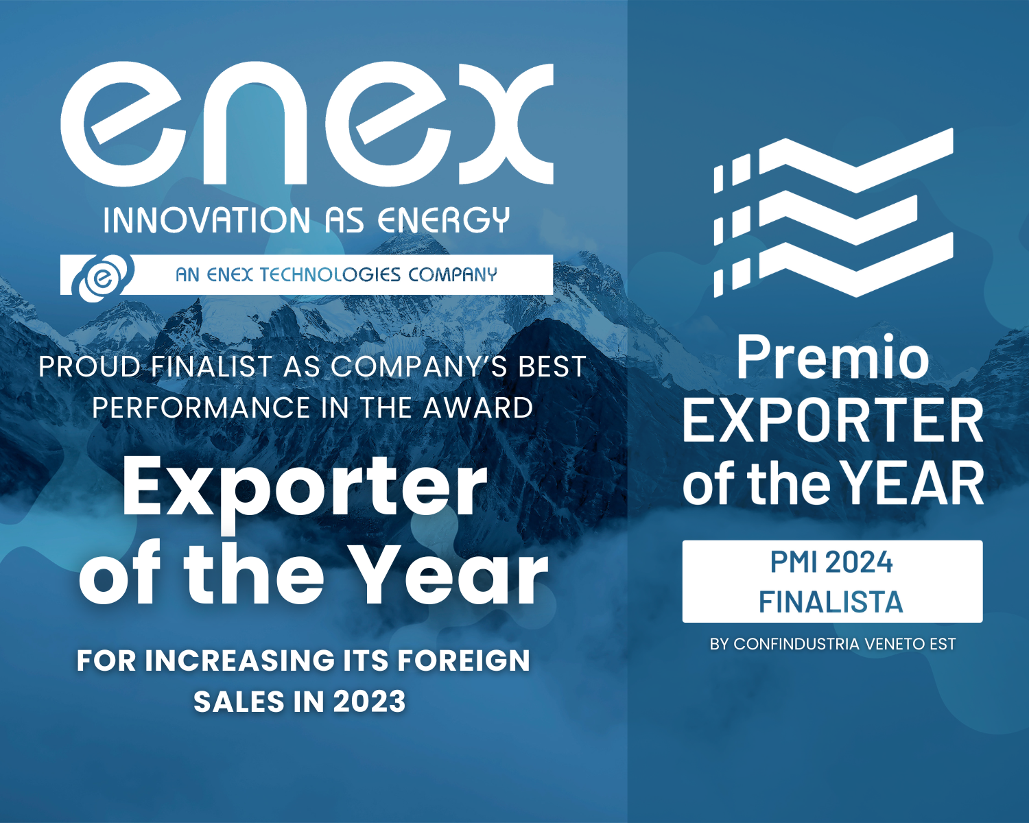 Enex Technologies finalista del Premio Exporter of the Year 2024 - Enex ...